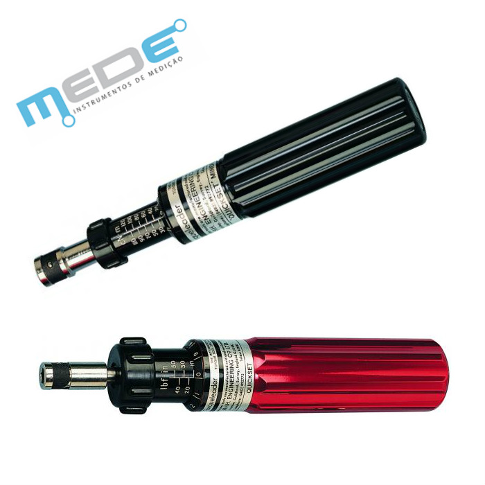 Torquímetro Axial "Quickset" com Sistema de Escape e Escala - Gedore - Mede